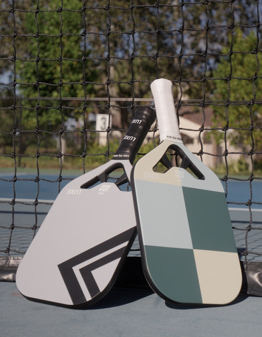 Aesthetic High End Pickleball Paddle with Open Throat Design